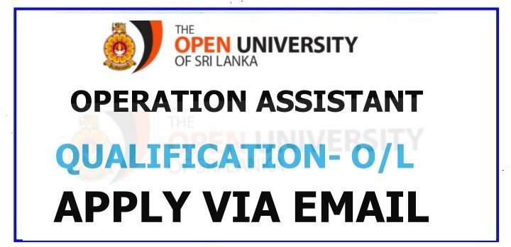 Operations assistant-Open university of srilanka - Ceylon Vacancy