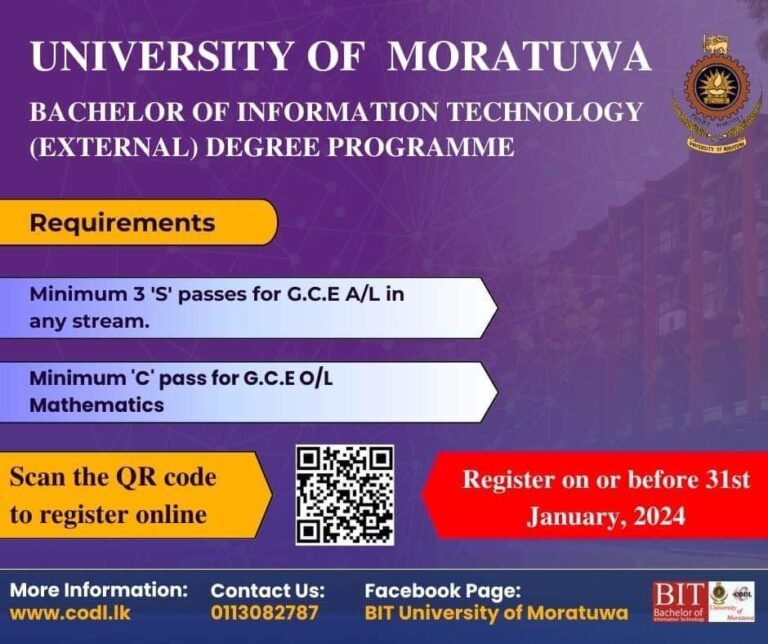 Bachelor of Information Technology (BIT) Degree Programme 2024 ...