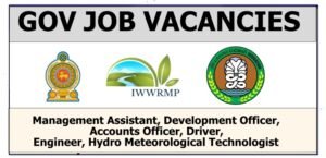 Management Assistant, Development Officer, Accounts Officer, Driver ...