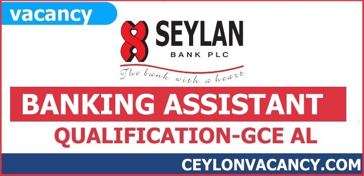 Seylan Bank Vacancies 2024 -banking assistant - Ceylon Vacancy