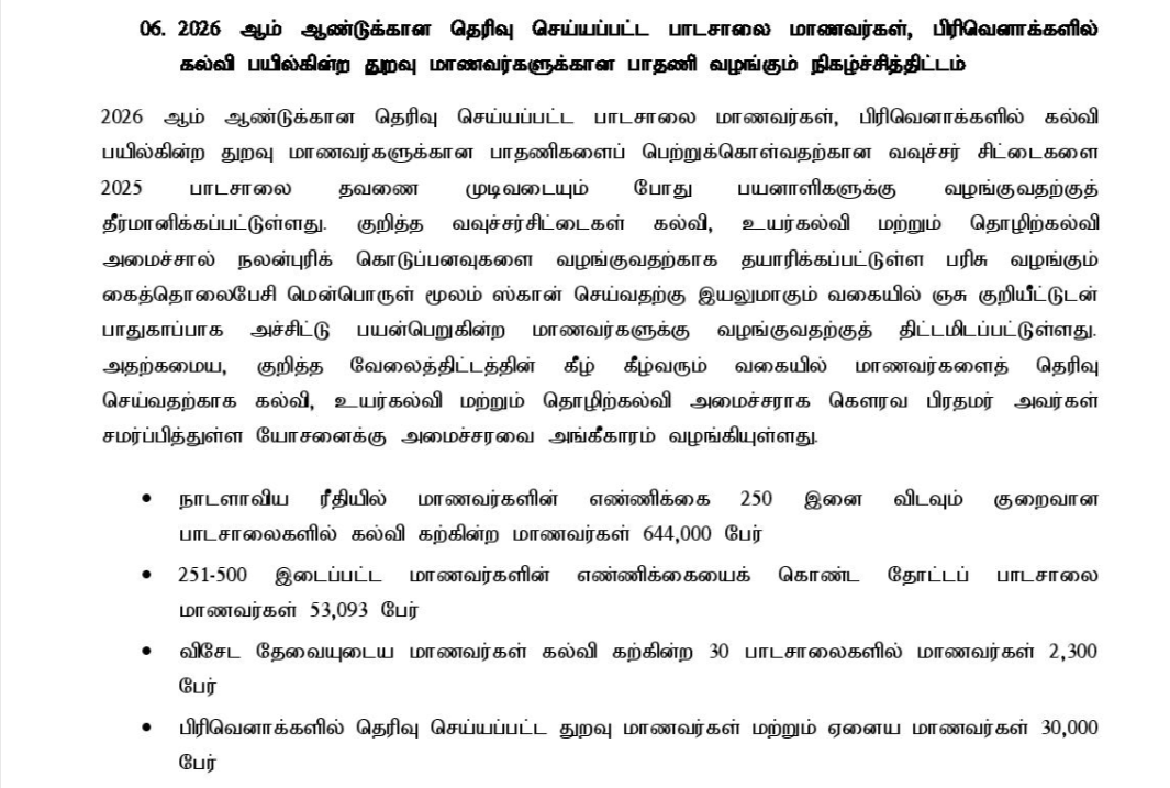 Shoe Vouchers for 735000 Students – 2026 - Ceylon Vacancy