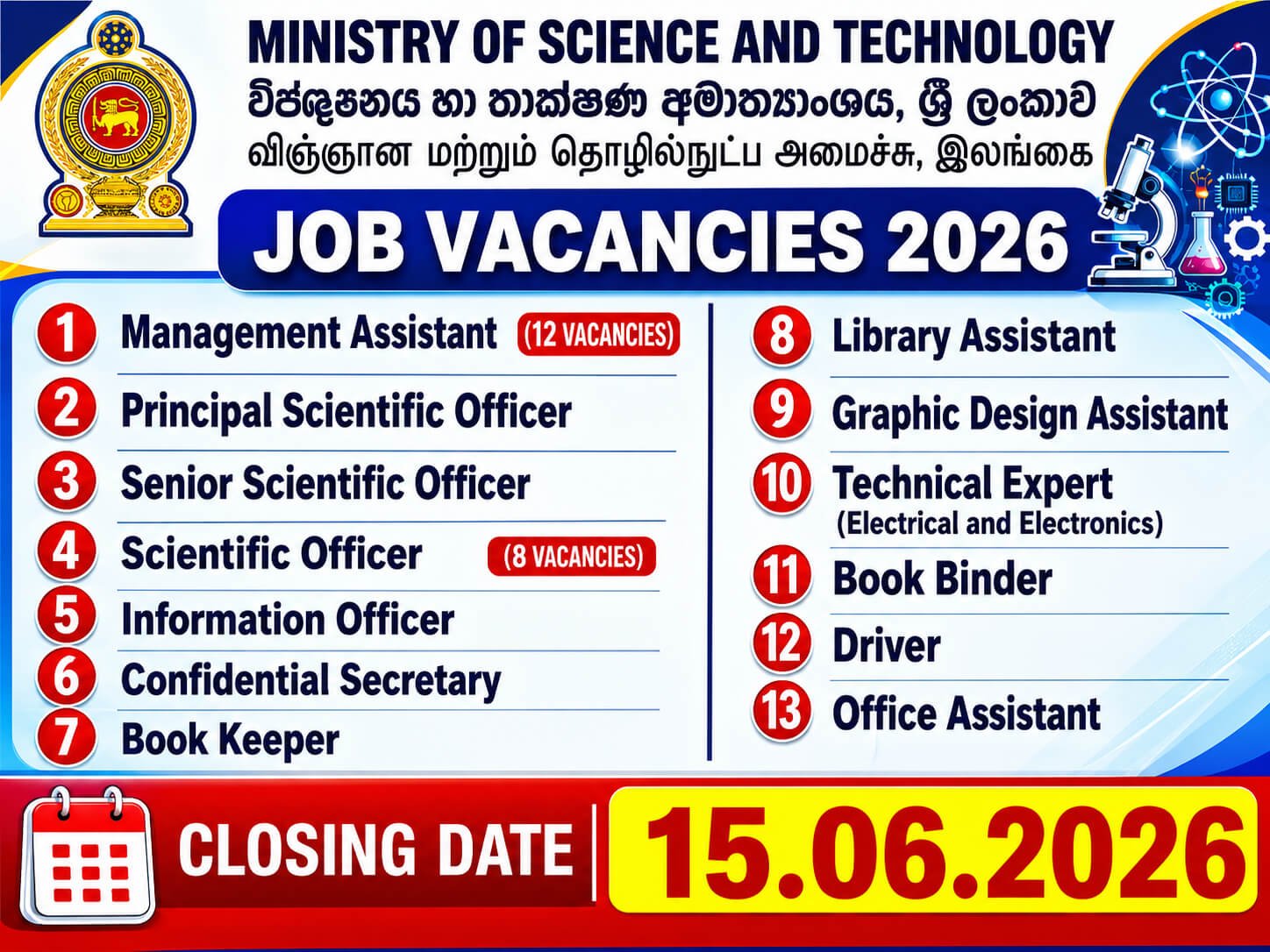 NSF Recruitment 2026: Job Vacancies at National Science Foundation Sri ...